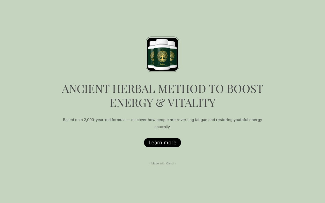 This Ancient Plant Combo Is Reversing Aging & Boosting Energy Naturally